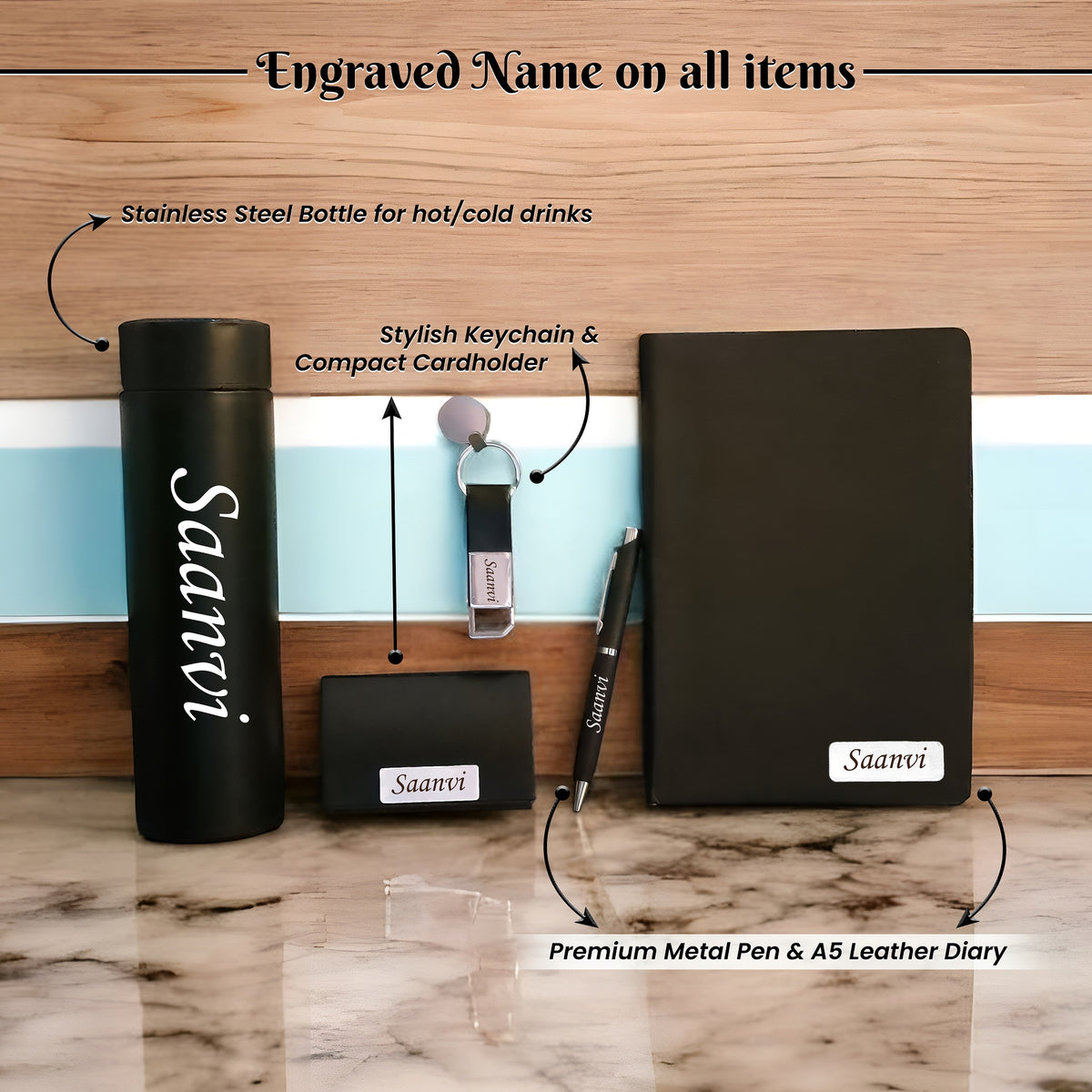 Personalized Executive Gift Set with Name & Logo.